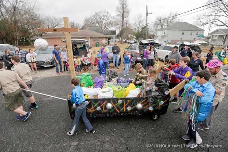 St. Christopher's Cub Scouts Pack 117 annual Mardi Gras season parade ...