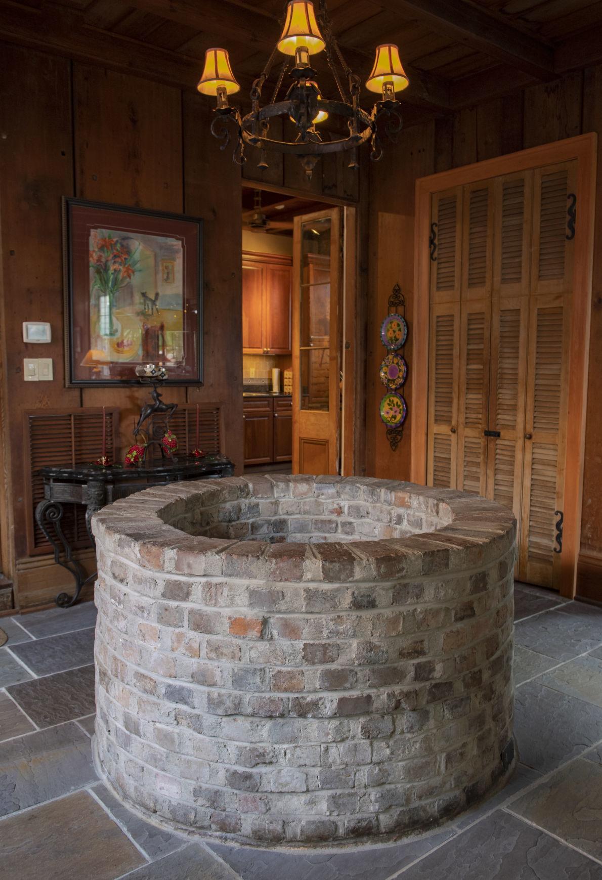 See how an indoor brick well sets apart this Faubourg Marigny cottage ...