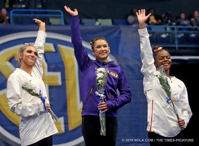 See The Photos As Lsus Sarah Finnegan Scores Perfect 10 At Sec