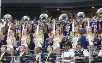 LSU Golden Girls debut new uniforms, designed by dressmaker for Mardi ...