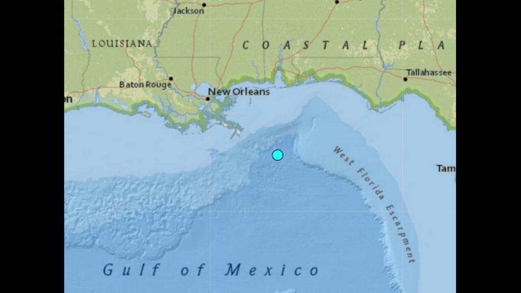 Rare earthquake reported off US coast in Gulf of Mexico | Environment ...