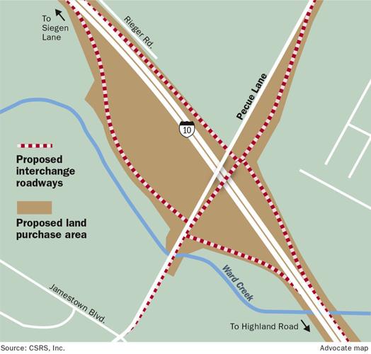 East Baton Rouge beginning to buy land for Pecue Lane/I-10 interchange ...
