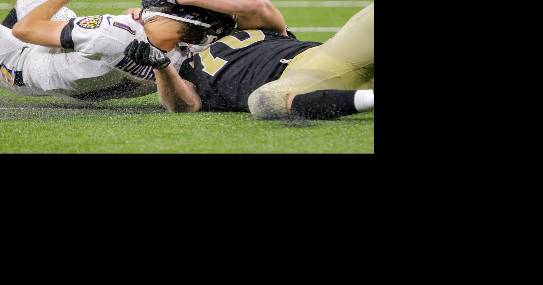 Rookie Saints defensive tackle Mitchell Loewen carted off with injury ...