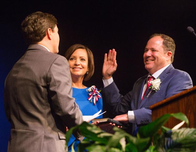 Mark Johnson sworn in as Covington mayor, city council members also ...