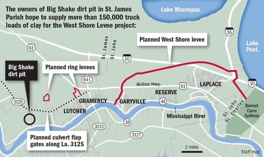 A long-awaited levee is being built. But what about the huge hole in ...