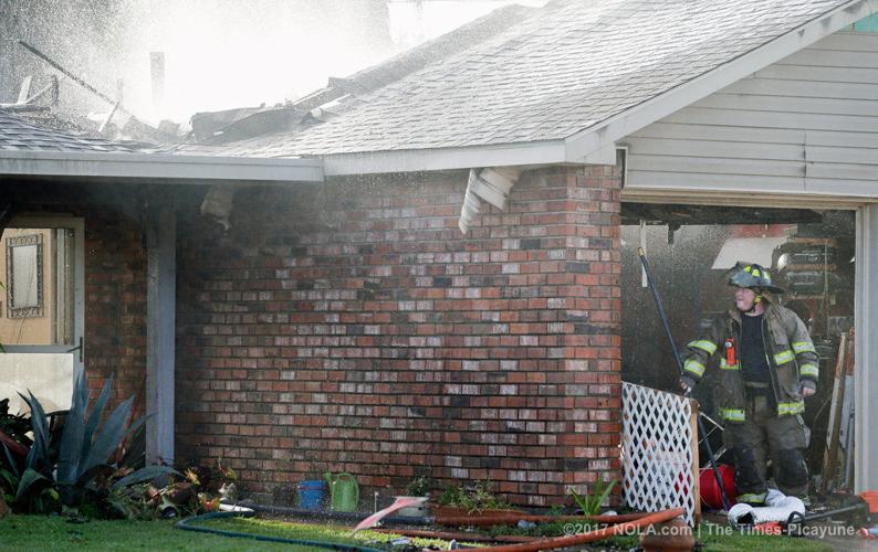 'My house is gone': Firefighters battle 2-alarm blaze in Terrytown ...