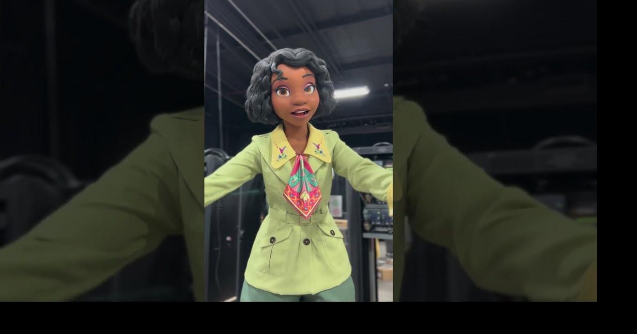Disney gives a first look at animatronic Tiana for new Tiana's Bayou ...