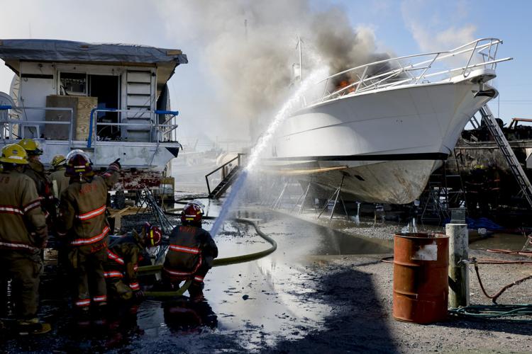 New Orleans Fire Department battles 3-alarm blaze at Seabrook Harbor ...