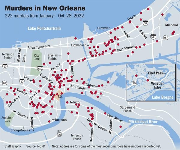 New Orleans murders surpass 2021 total with two months left in the year ...