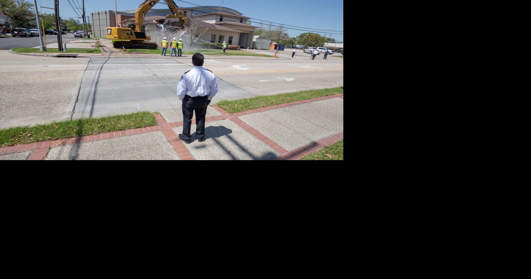Photos: The Olde Towne Slidell fire station demolished after 69 years ...