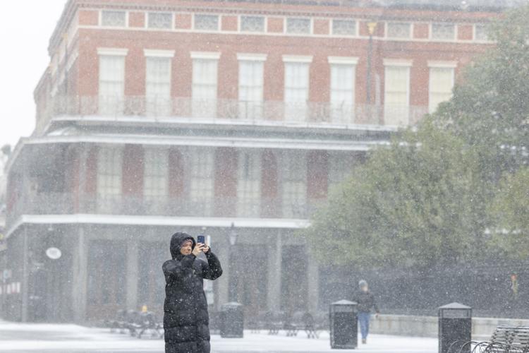 Record-breaking snow fell over New Orleans one year ago. See some of ...