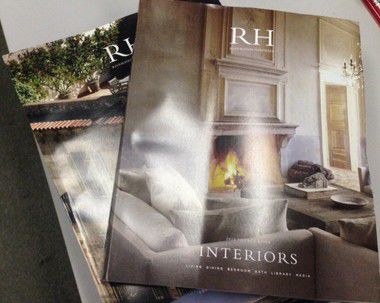 Restoration Hardware's latest catalog is a massive bundle weighing more ...