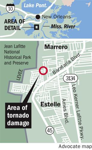 National Weather Service confirms EF-0 tornado formed in Marrero Friday ...