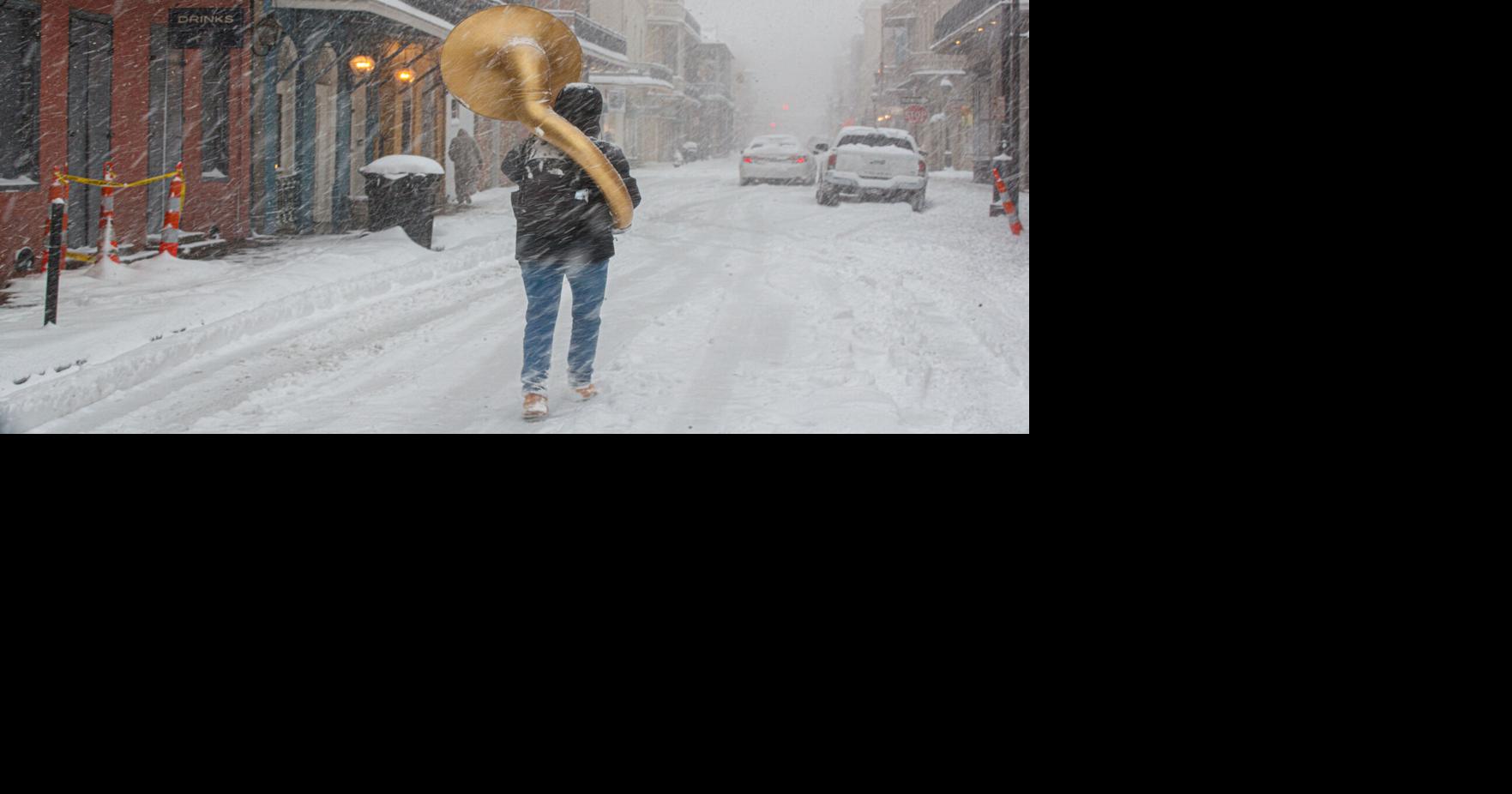 New Orleans could be snowed in until Thursday, officials say | Weather ...