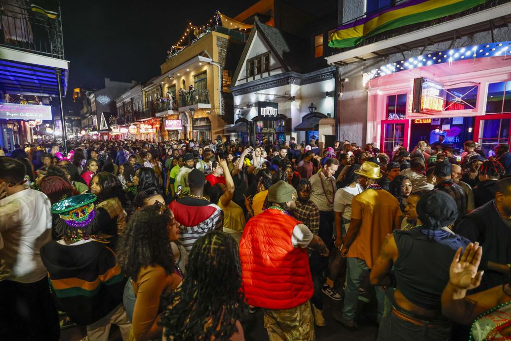 Photos: Bourbon Street during New Orleans Mardi Gras 2024 | Mardi Gras ...