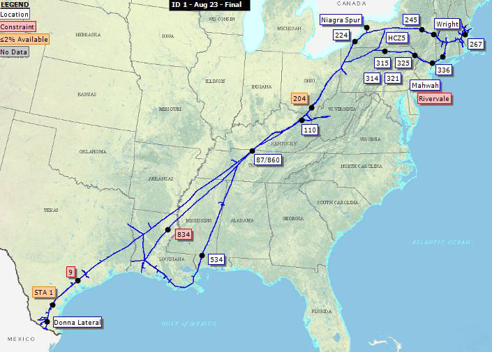 Tennessee Gas Pipeline Map Get Latest Map Update