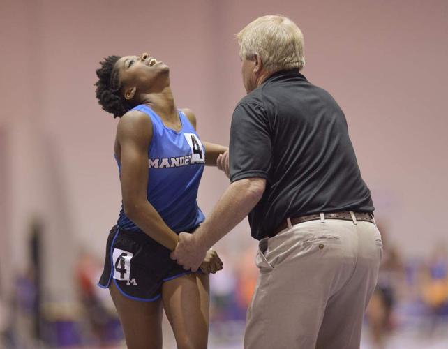 Leading the pack: Mandeville’s Jones displayed her middle distance ...