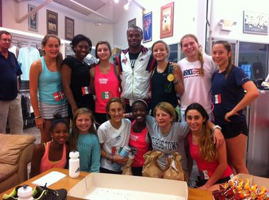 Southern Runner celebrates Olympic Day with 1996 gold medalist Derek ...