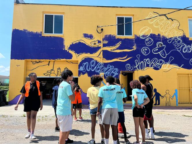 BMIKE's Eternal Seeds students paint 135-foot mural in Treme ...