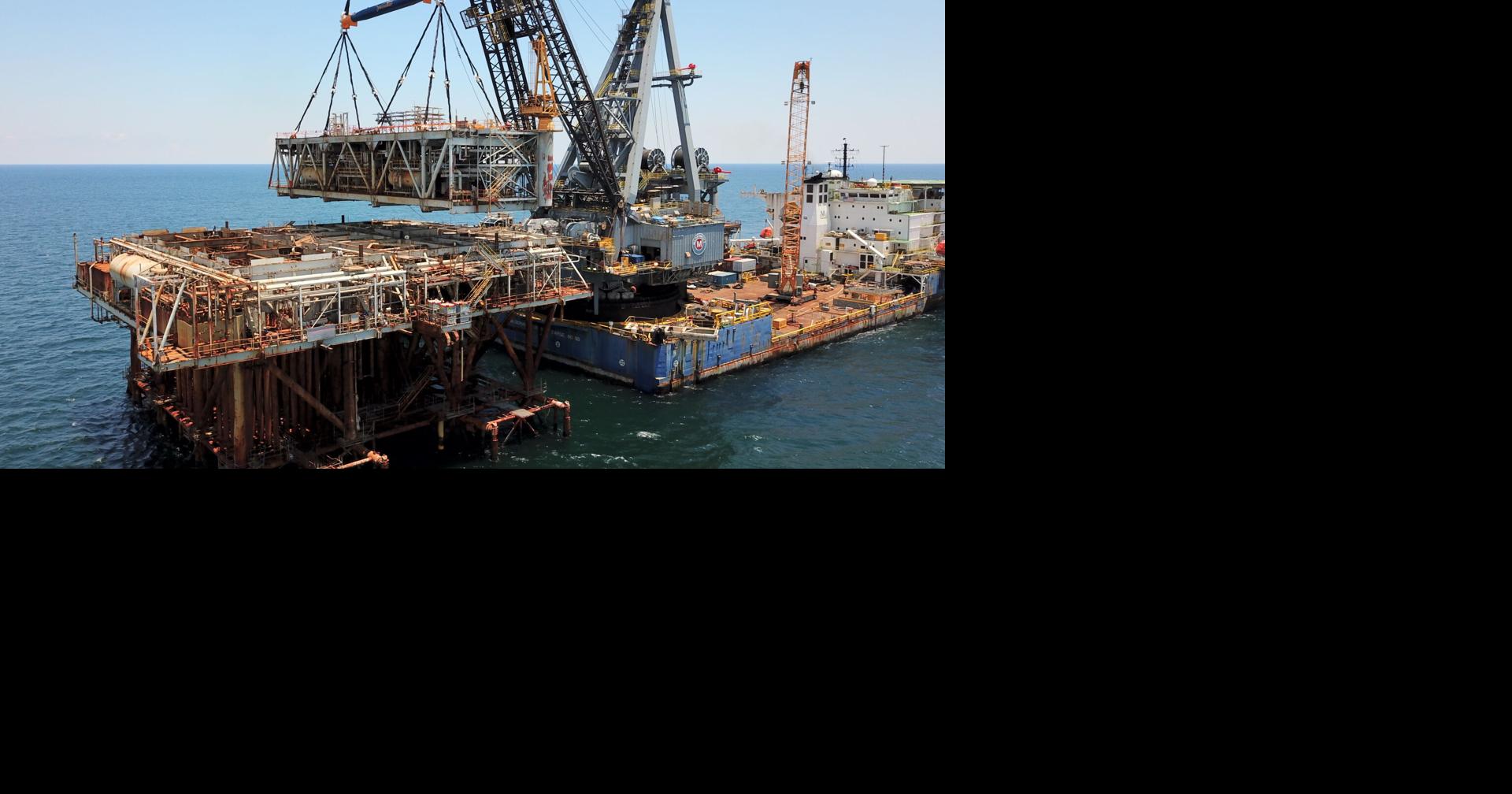 Exxon oil rig becomes tallest structure converted to artificial reef in ...