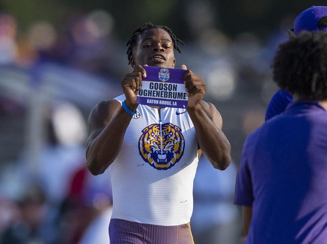 Godson Oghenebrume is making his mark as LSU sprinter | LSU | nola.com