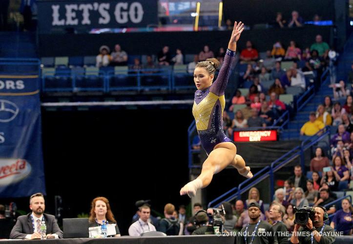 See the photos as LSU's Sarah Finnegan scores perfect 10 at SEC ...