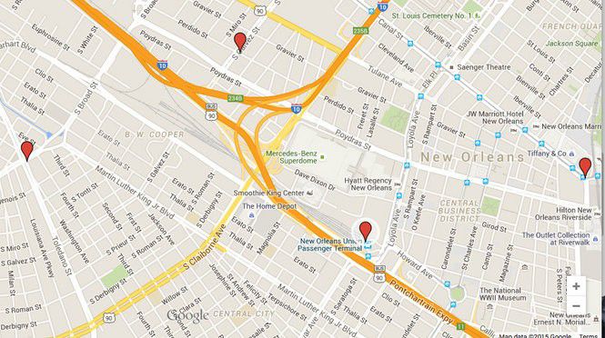 4 sites for New Orleans RTA's proposed Downtown Transit Center: Do you ...