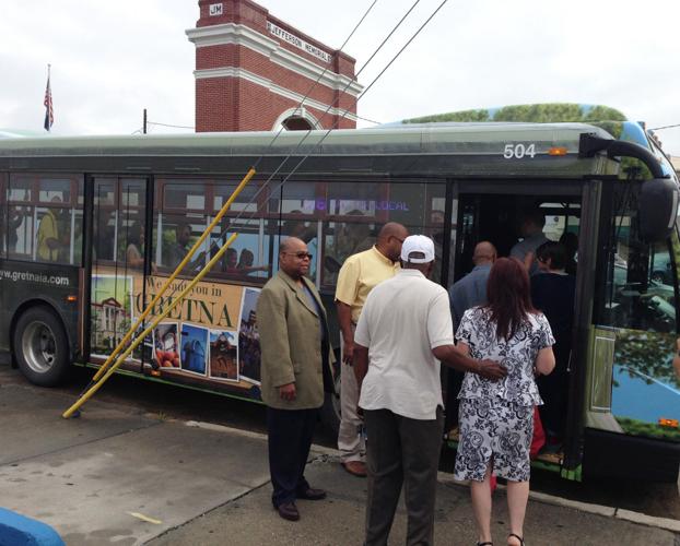 Downtown Gretna bus service return marked with ceremonial ride | Local ...