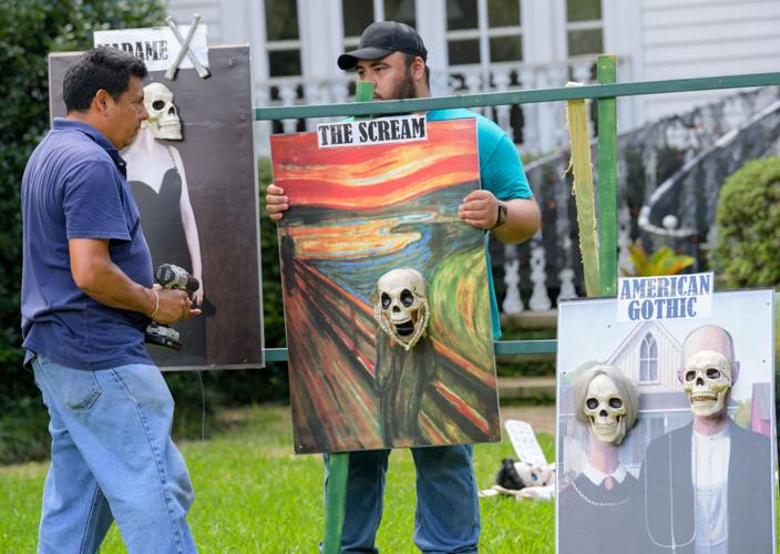 Photos: Louellen Berger's Skeleton House Re-erected after Hurricane ...