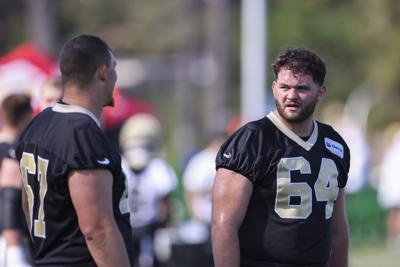Saints lineman Nick Saldiveri returned to practice | Saints | nola.com
