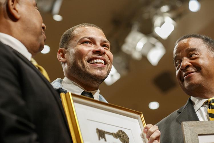 New Orleans celebrated Tyrann Mathieu's legacy at City Hall | Saints ...