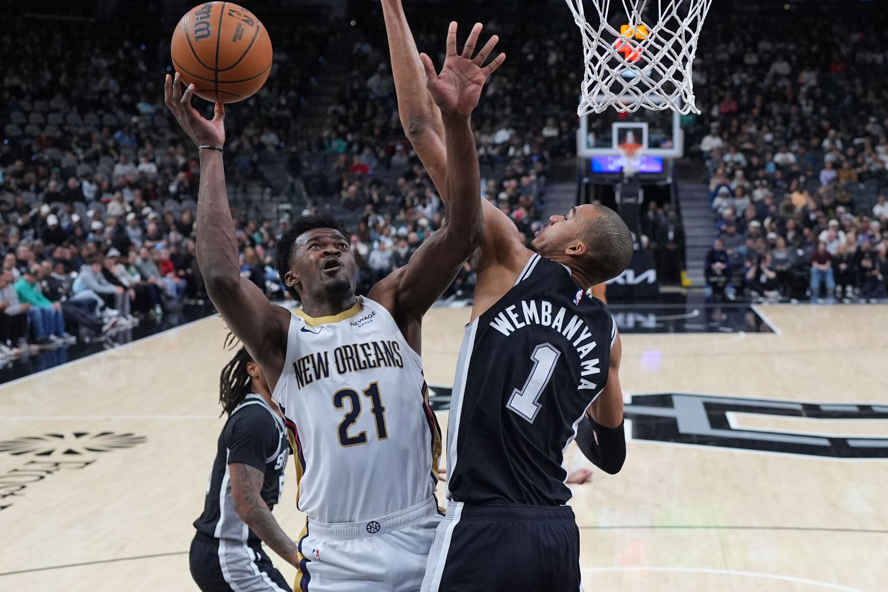 Zion Williamson double double leads Pelicans past Spurs | Pelicans ...
