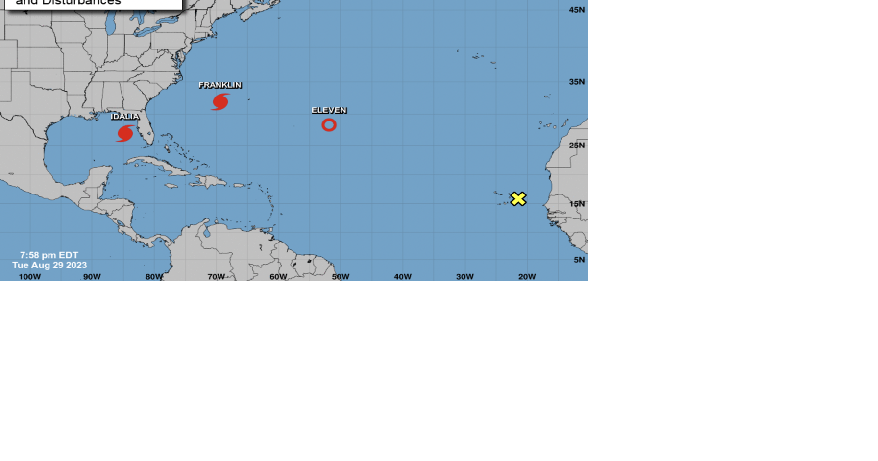 Hurricane Idalia continues path toward Florida's Gulf Coast | Hurricane ...