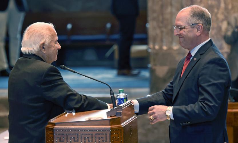 In farewell Sen. John Alario asks legislators to work together -- but ...