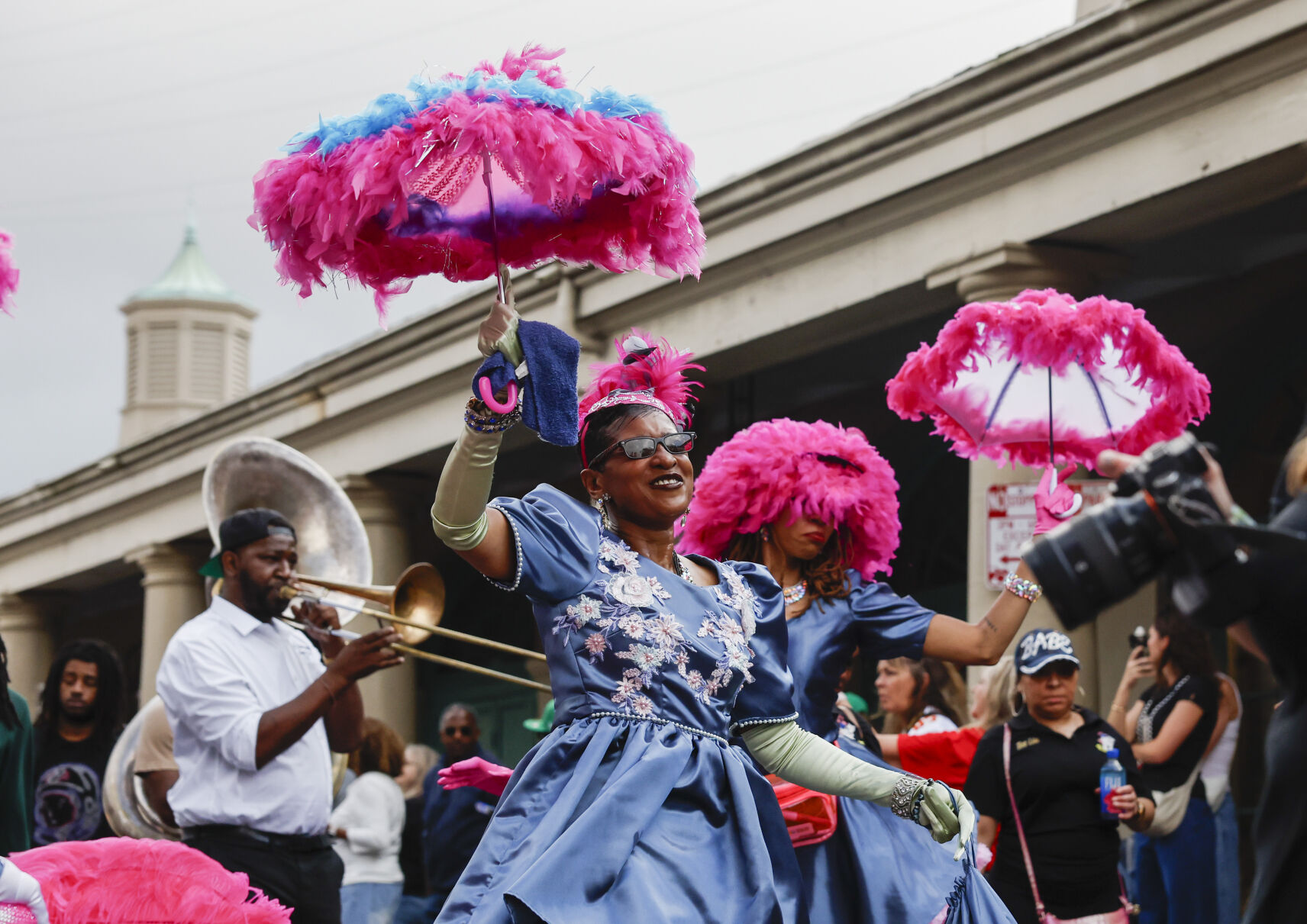 Photos: Mardi Gras-style Super Bowl parade rolls downtown | Photos ...