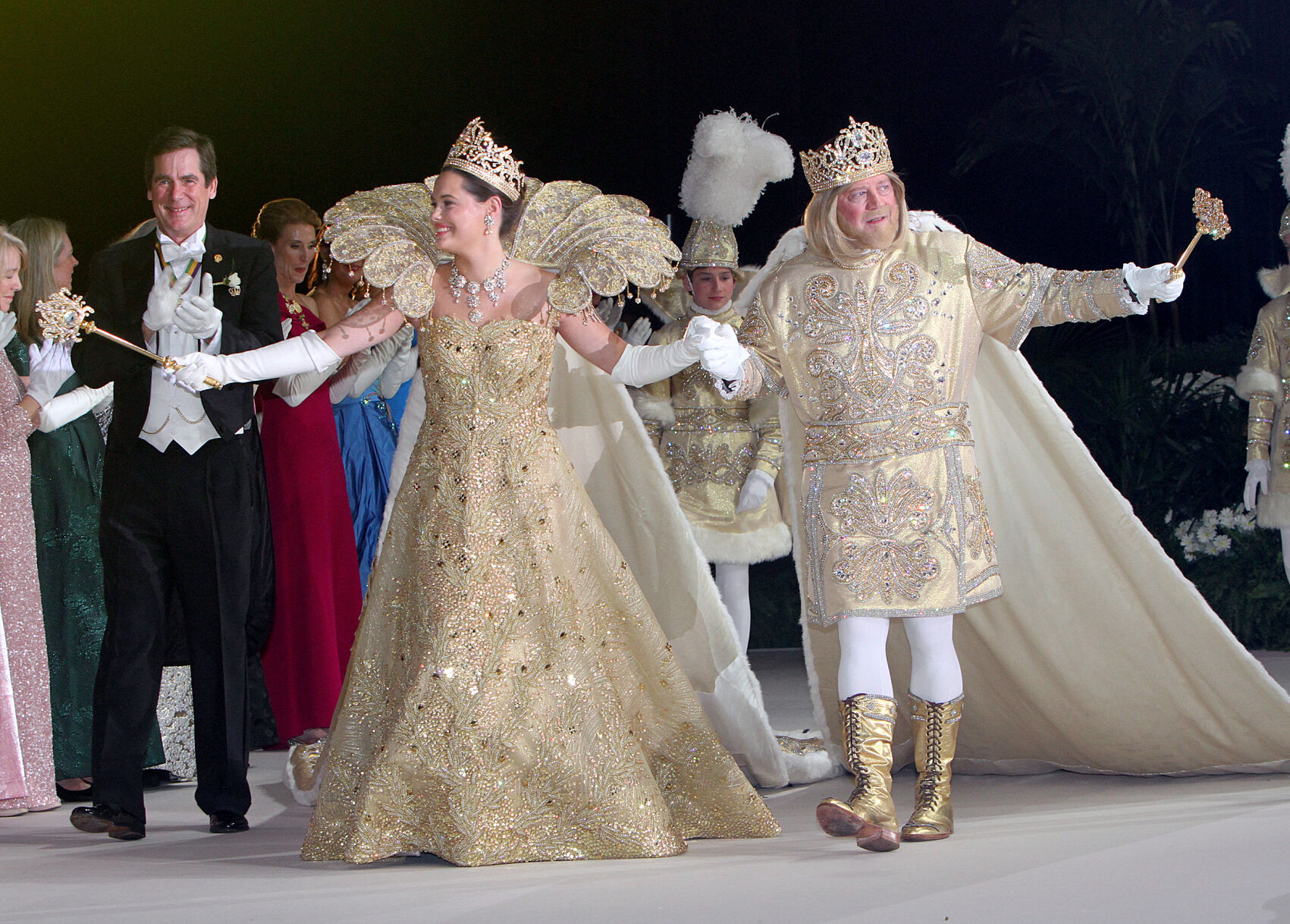 Nell Nolan: Meeting of Rex and Comus courts on Mardi Gras ...