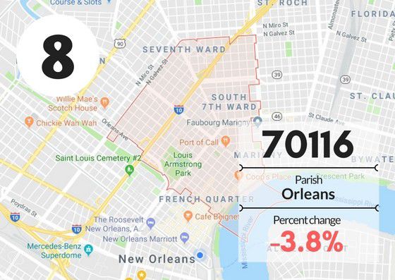 These 15 New Orleans-area ZIP codes saw the largest drop in home prices ...