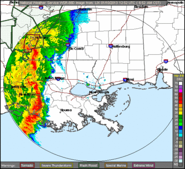 Tornado, flash flood watches in effect for southeast Louisiana Thursday ...