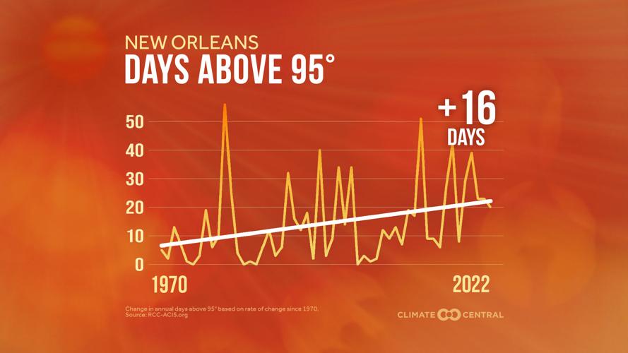 New Orleans seeing far more extremely hot days: nonprofit | Environment ...