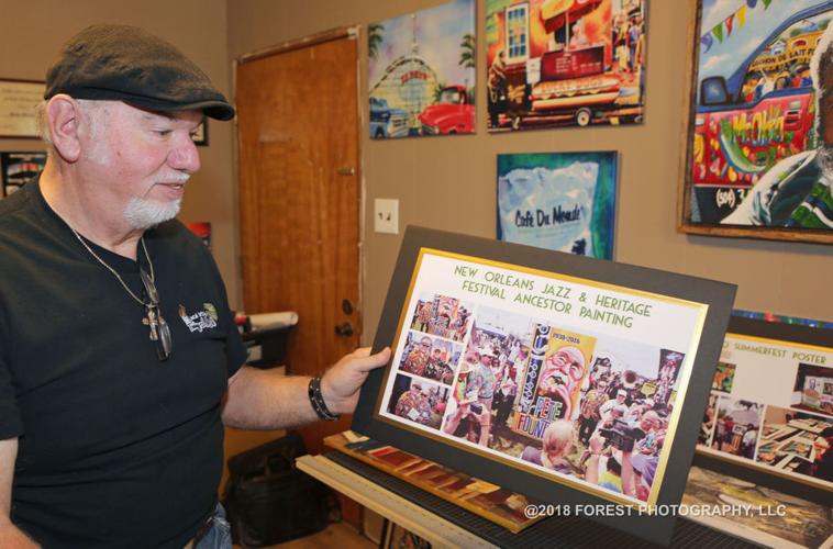 Terry Marks Sr. honored to paint legends of N.O. music | Archive | nola.com