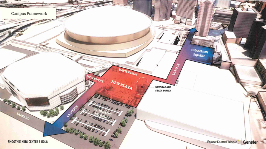 See upgrade plans at Smoothie King Center in New Orleans LA | Pelicans ...