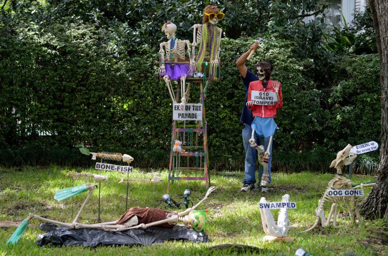 Photos: Louellen Berger's Skeleton House Re-erected after Hurricane ...