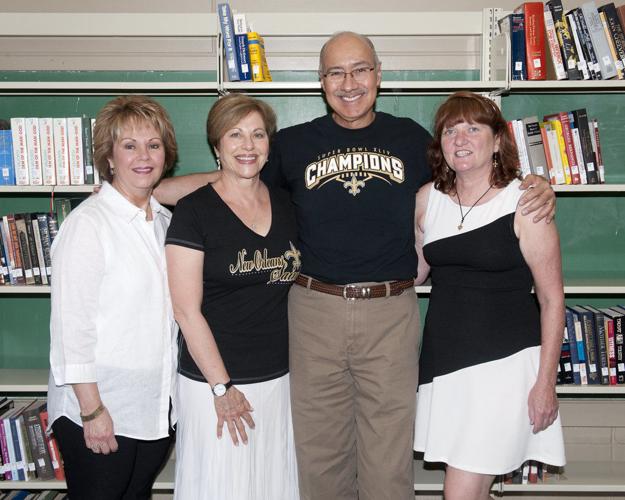 Checking out at the new library at the Bishop Perry Center | Parties ...