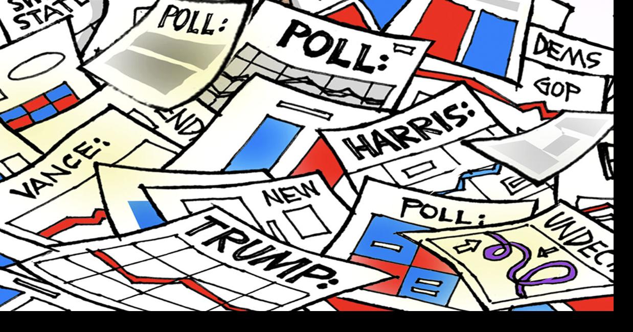 2024 election polling data | Walt Handelsman | nola.com