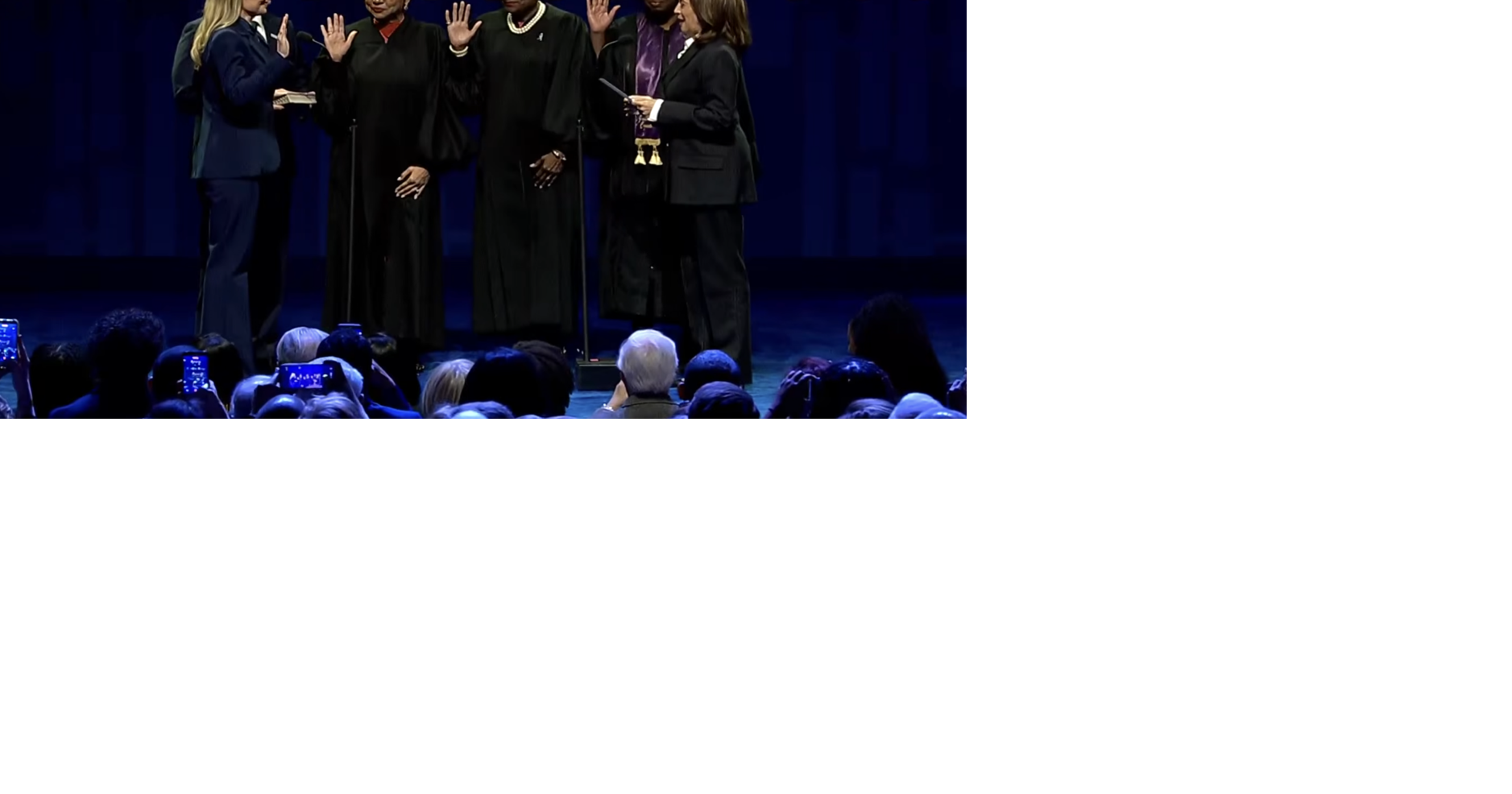 Kamala Harris swears in Helena Moreno as New Orleans mayor | Local ...