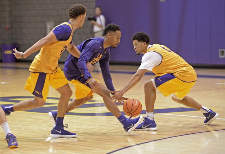 First-year LSU basketball coach Will Wade puts team through first ...