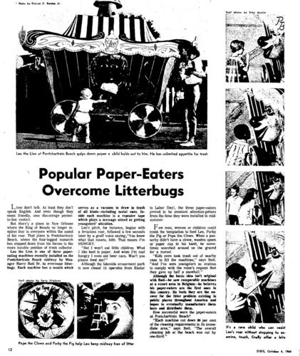 Here's your (completed) guide map to Pontchartrain Beach ...