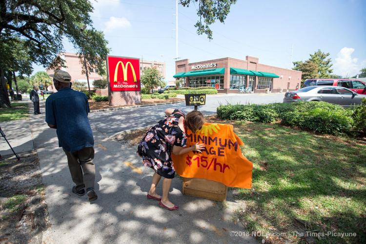 New Orleans Area Mcdonalds Workers Take Part In National Strike Over