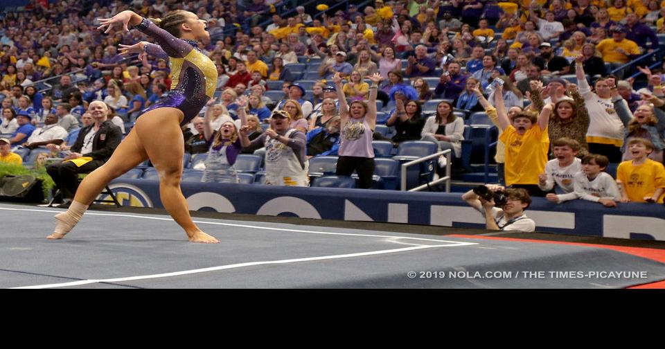 See the photos as LSU's Sarah Finnegan scores perfect 10 at SEC ...