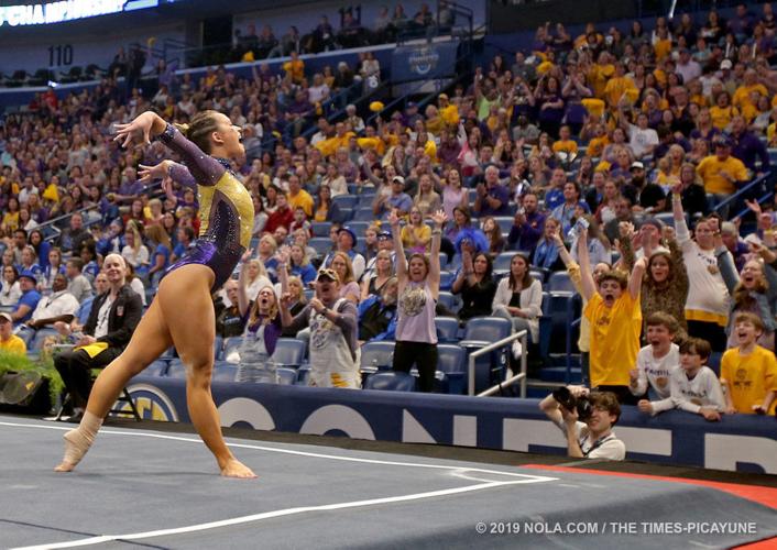 See the photos as LSU's Sarah Finnegan scores perfect 10 at SEC ...